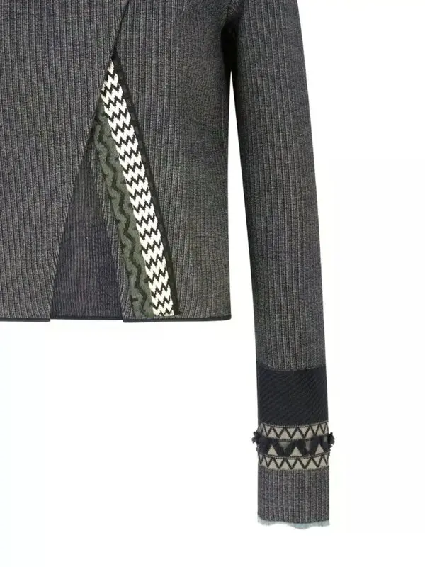 Giorgio Armani Patterned Trim Jacket