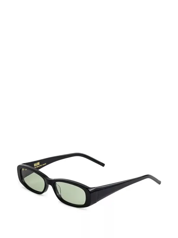 KALEOS Minx Rectangle-frame Sunglasses - Black