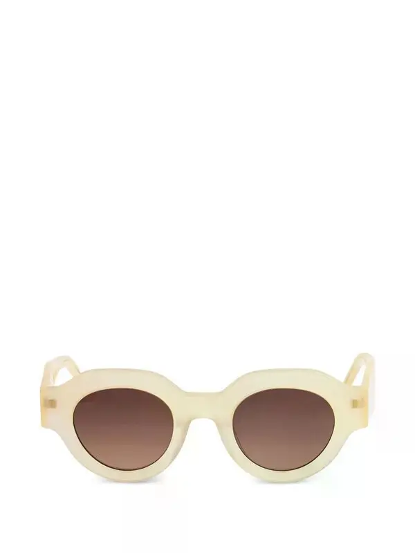 KALEOS Travers Round-frame Sunglasses - Neutrals