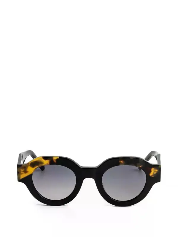 KALEOS Travers Round Sunglasses - Black