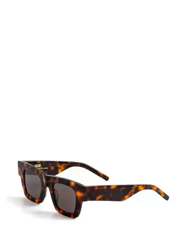 KALEOS Estrich Square-frame Sunglasses - Brown