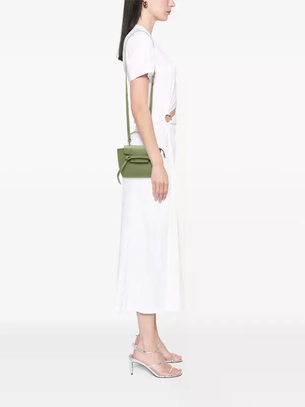 Celine Pico Grained Calfskin Belt Bag Satchel - Green