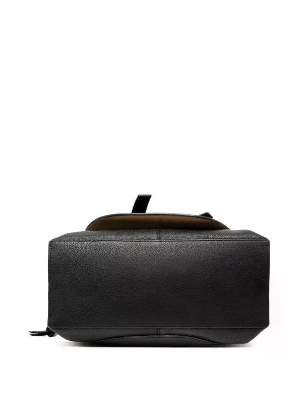 Loewe 2018 Small Leather Gate Top Handle Satchel - Black