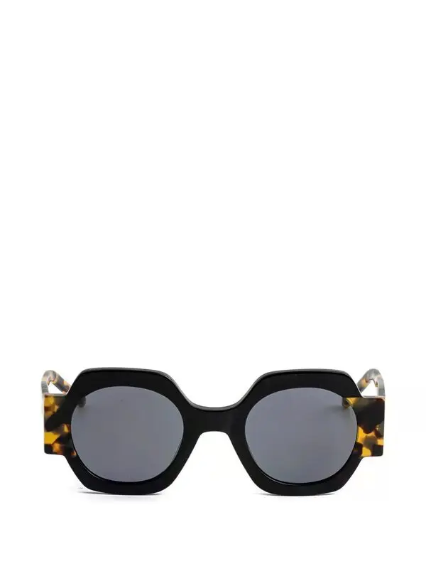 KALEOS Cabana Geometric Sunglasses - Black