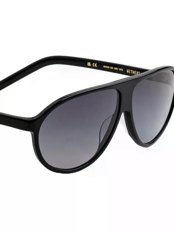 KALEOS Withers Pilot-style Sunglasses - Black