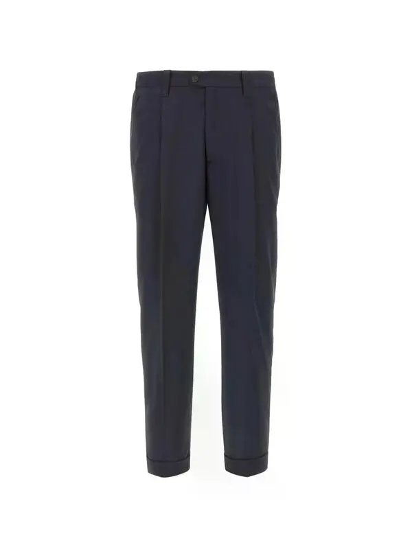 DEVORE INCIPIT Front-pleats Trousers - Blue