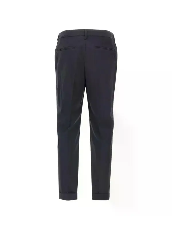 DEVORE INCIPIT Front-pleats Trousers - Blue