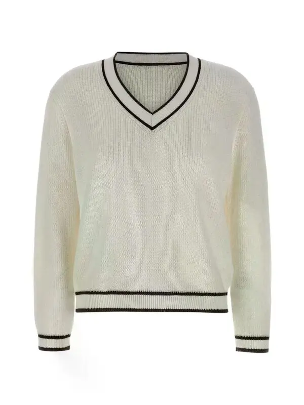 KANGRA V-neck Ribbed Sweater