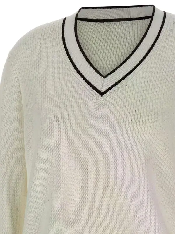 KANGRA V-neck Ribbed Sweater