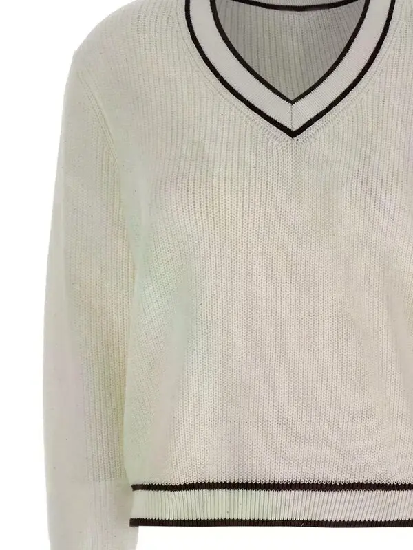 KANGRA V-neck Ribbed Sweater