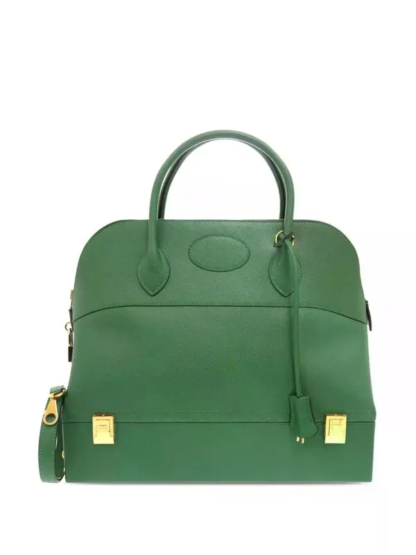 Hermès 2003 Courchevel Bolide Macpherson Satchel - Green