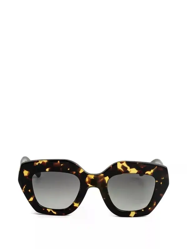 KALEOS Halsey Geometric Sunglasses - Brown