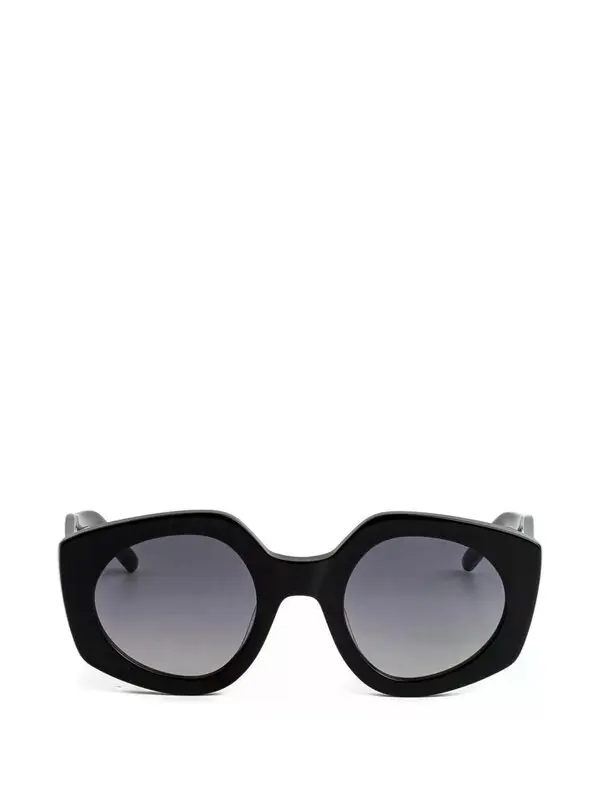 KALEOS Almeida Geometric-frame Sunglasses - Black