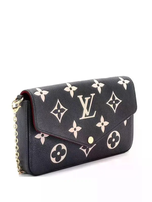 LOUIS VUITTON Felicie Pochette Bicolor Monogram Empreinte Giant