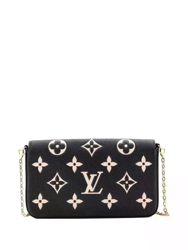 LOUIS VUITTON Felicie Pochette Bicolor Monogram Empreinte Giant