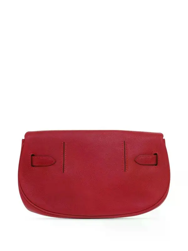 Hermès 1991 Courchevel Kelly Belt Bag - Red
