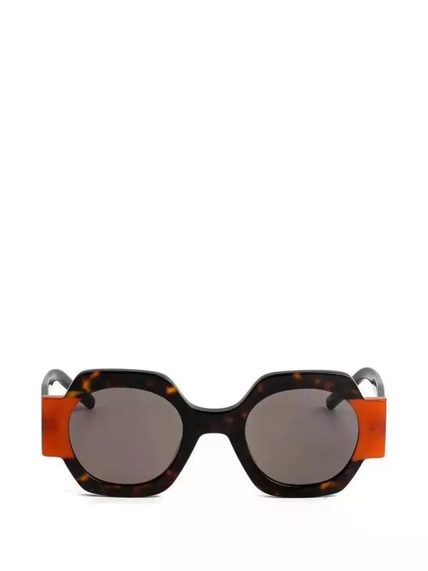 KALEOS Cabana Geometric Sunglasses - Brown