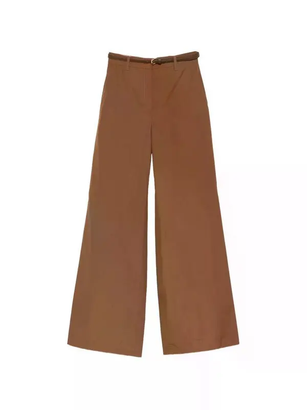Max Mara Belt-loops Trousers - Brown