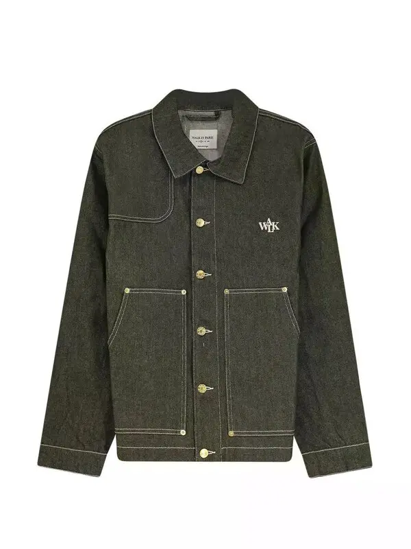 WALK IN PARIS Logo-embroidered Buttoned Jacket