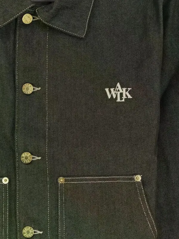 WALK IN PARIS Logo-embroidered Buttoned Jacket