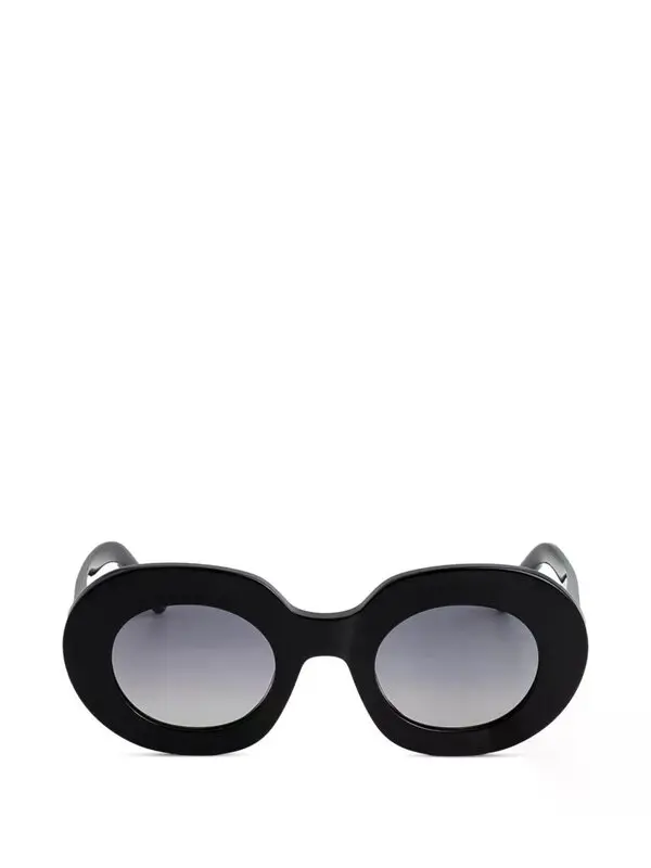 KALEOS Oval-frame Sunglasses - Black