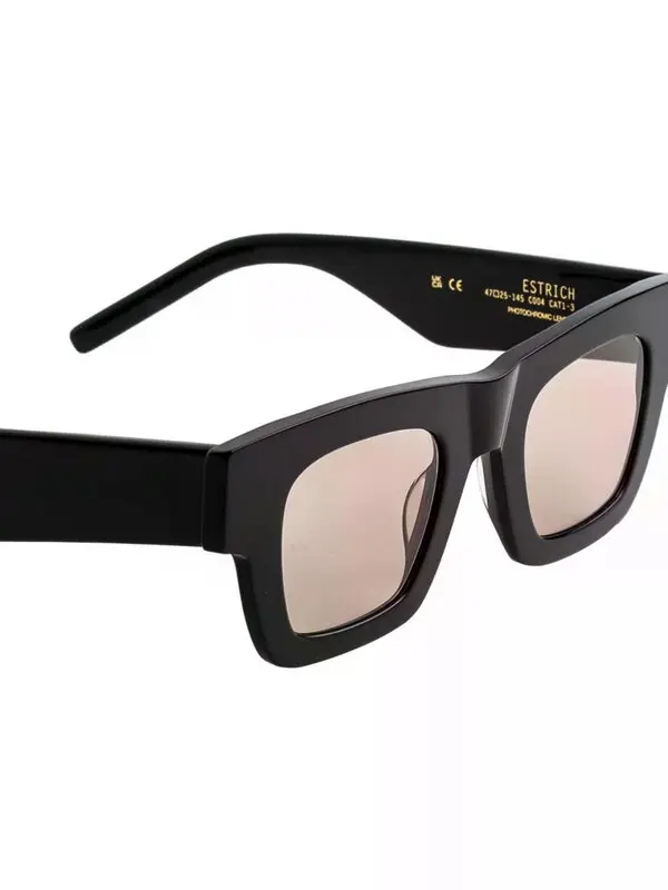 KALEOS Estrich Square-frame Sunglasses - Black