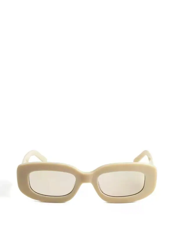 KALEOS Eluard Rectangular Sunglasses - Neutrals