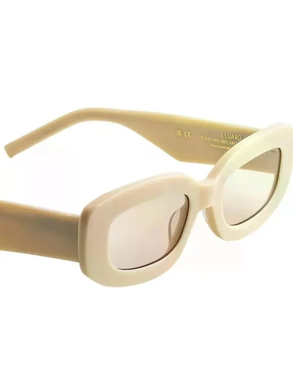 KALEOS Eluard Rectangular Sunglasses - Neutrals
