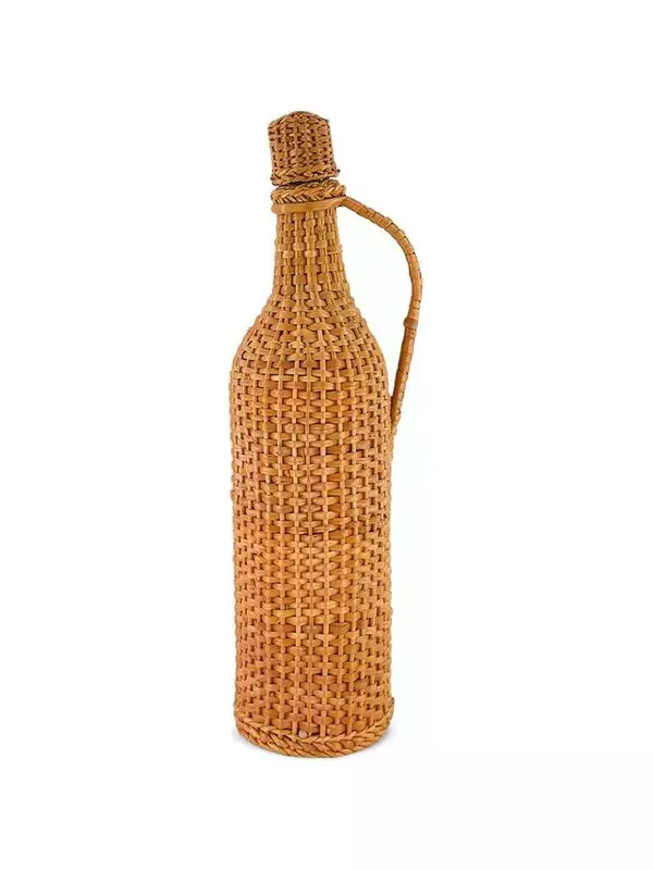 HOUSE OF CAPRICORN Wicker Handle Bottle - Neutrals