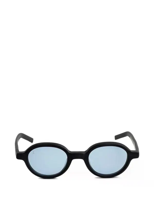 KALEOS Lemons Round-frame Sunglasses - Black