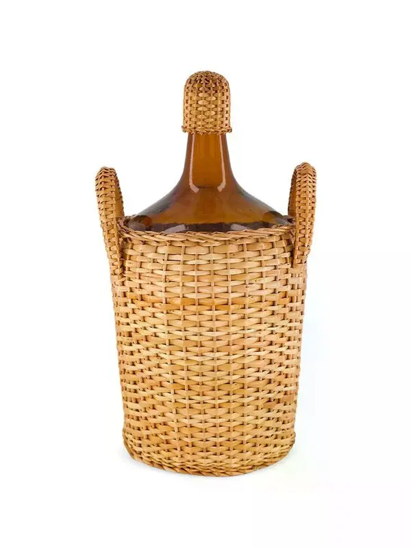 HOUSE OF CAPRICORN Camacha Glass Flask - Brown