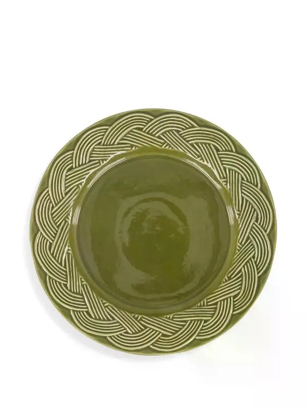 HOUSE OF CAPRICORN Vime Dessert Plate - Green
