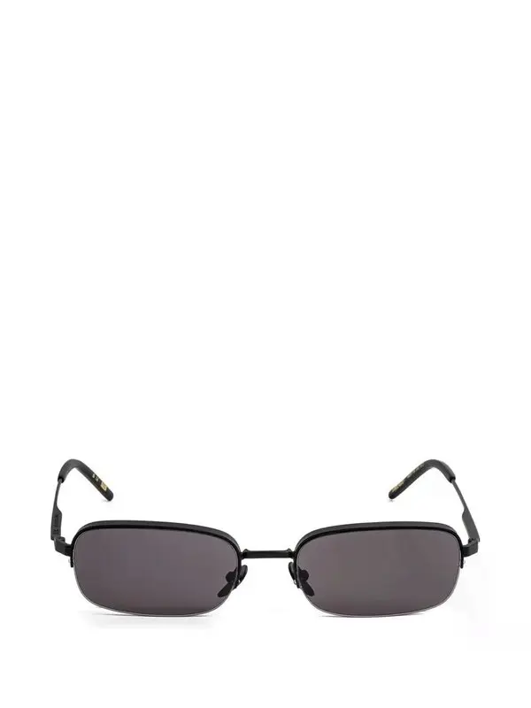 KALEOS Vandergoot Rectangle-frame Sunglasses - Black