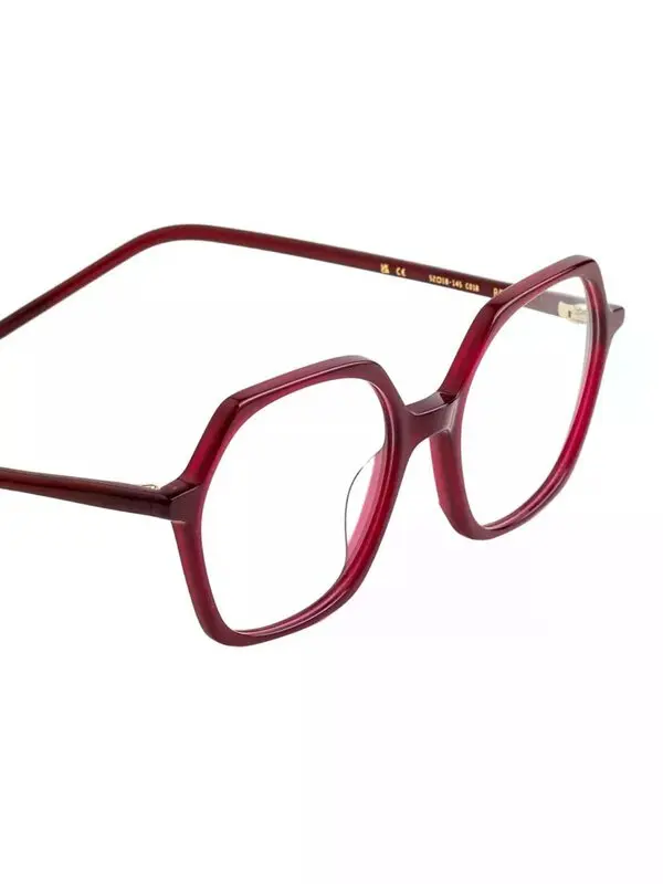 KALEOS Perry Octagon Eyeglasses - Red