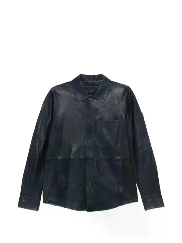 Peuterey Todd Leather Buttoned Jacket