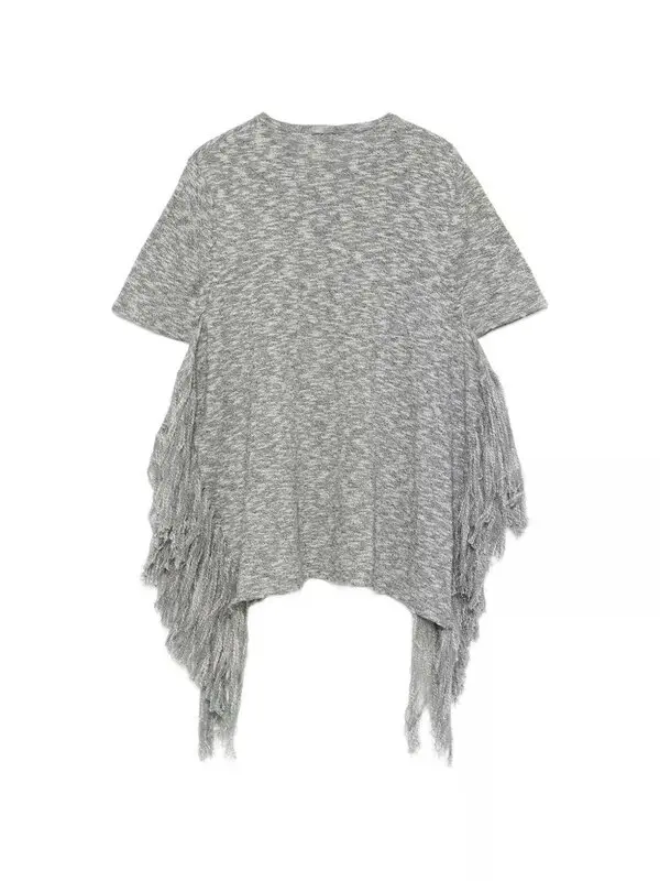 MRZ Fringed T-shirt - Grey
