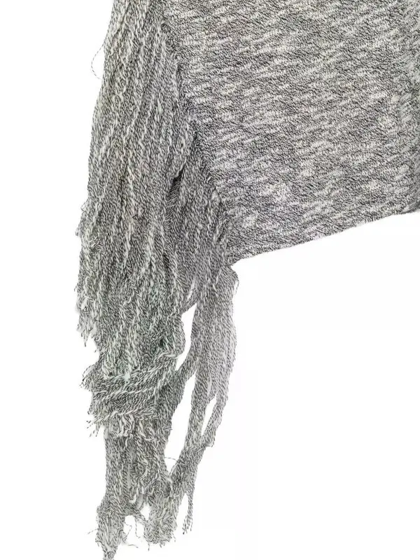MRZ Fringed T-shirt - Grey