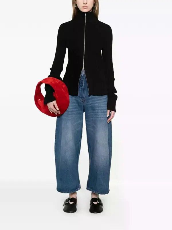 Studio Nicholson Wide-leg Cropped Jeans