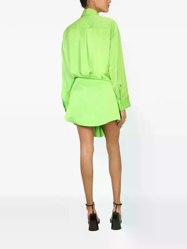 Attico Candice Ruffled Mini Dress