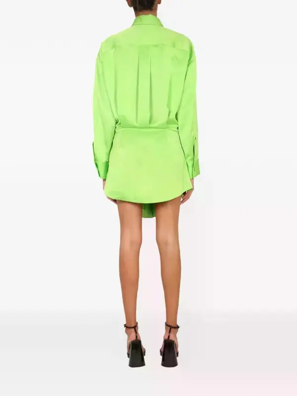 Attico Candice Ruffled Mini Dress