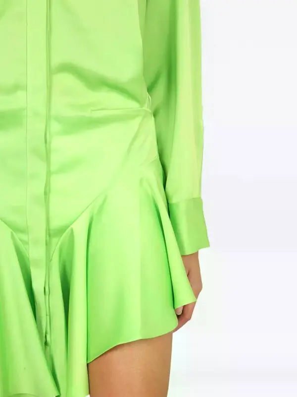 Attico Candice Ruffled Mini Dress