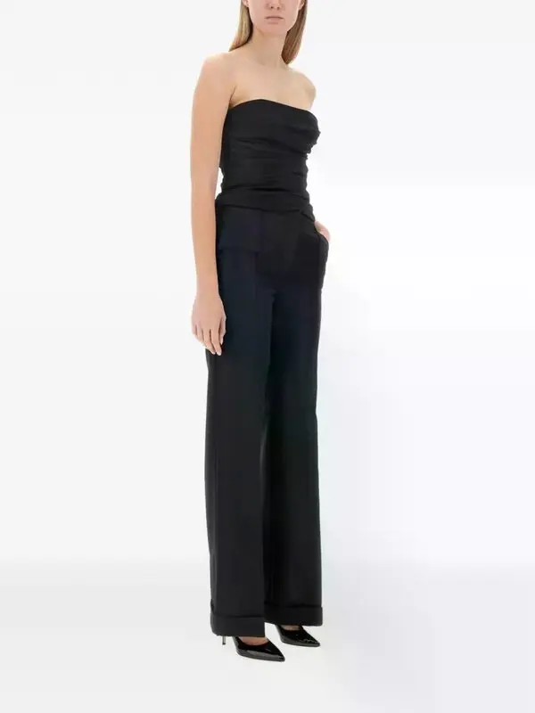 Moschino Draped Strapless Top
