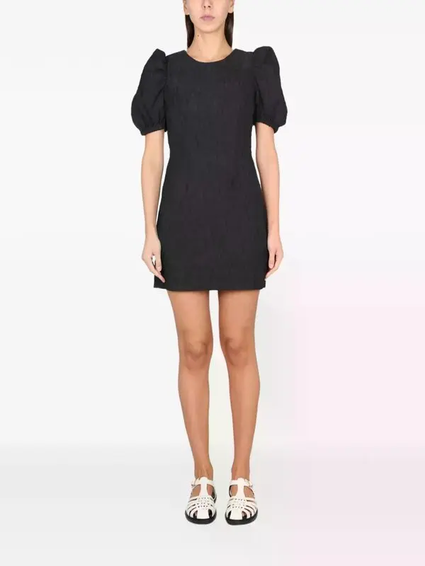 Baum Und Pferdgarten Puff-sleeve Tie Dress