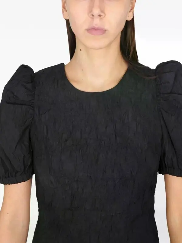 Baum Und Pferdgarten Puff-sleeve Tie Dress