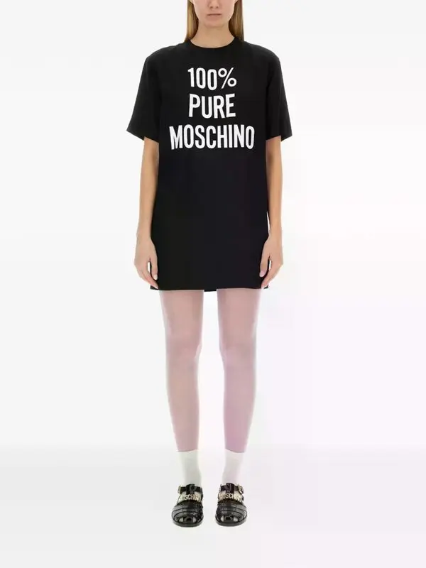 Moschino Logo-print Mini T-shirt Dress