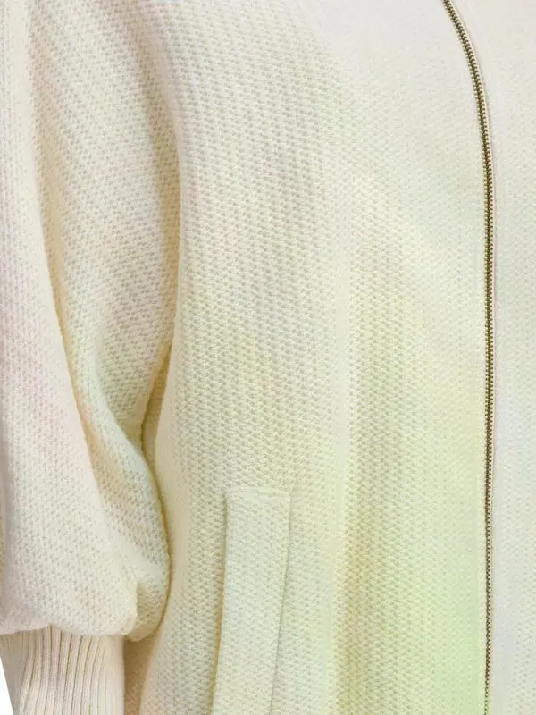 Max Mara Crewneck Ribbed Jacket