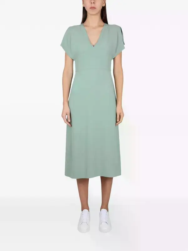 BOSS V-neck Midi Dress