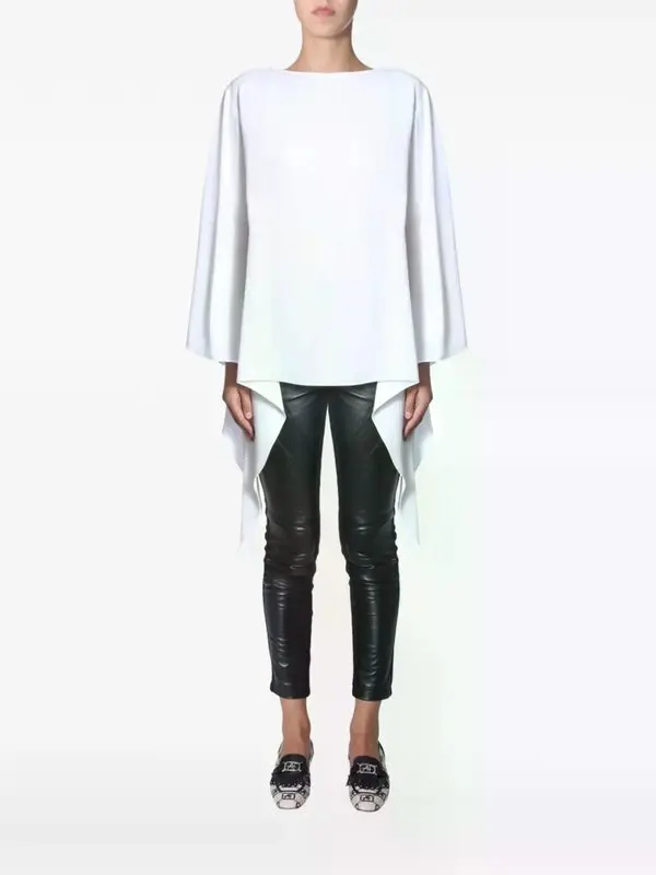 Alberta Ferretti Asymmetric-hem Blouse