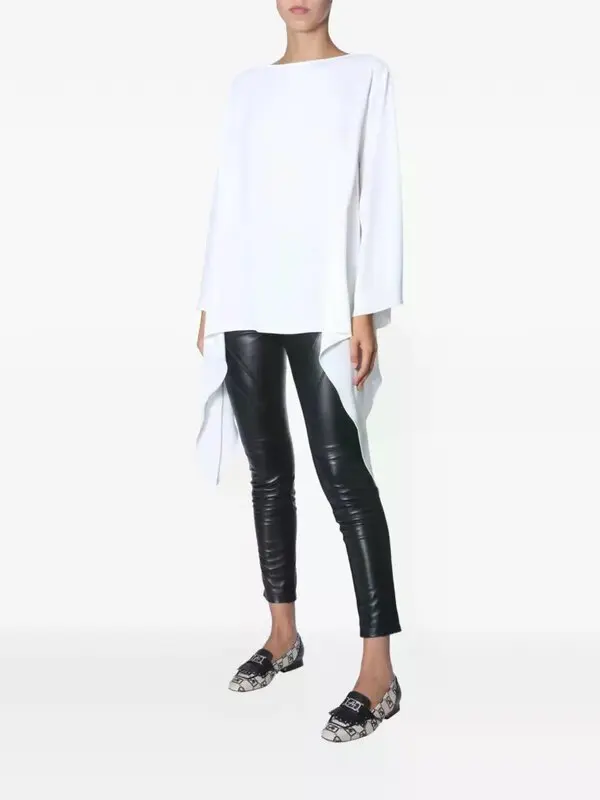 Alberta Ferretti Asymmetric-hem Blouse