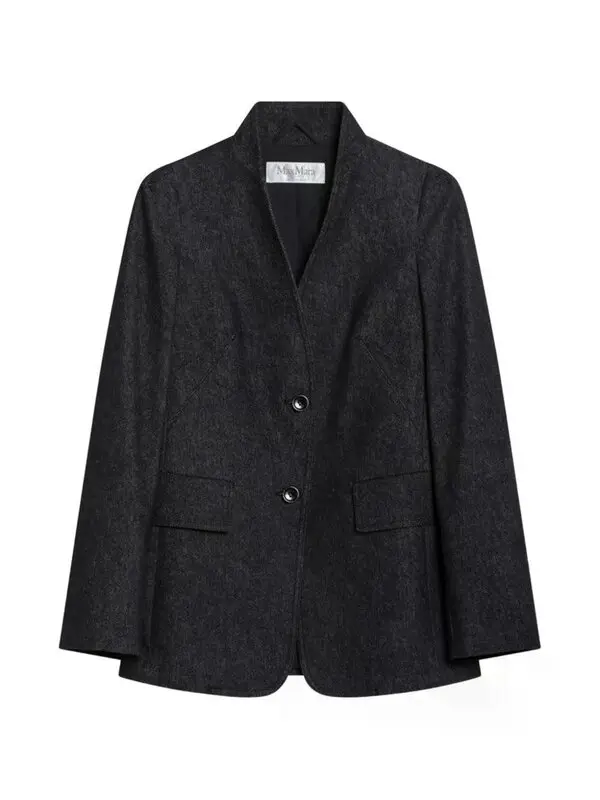 Max Mara Denim Effect Cotton Jacket